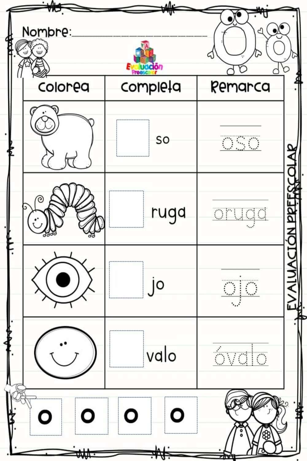 Traza, Escribe y Remarca Vocales | Mundo de Rukkia