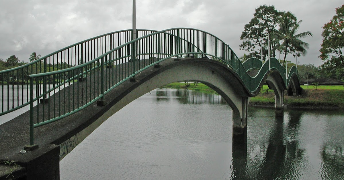 Bridge of the Week: Hawaii's Bridges: Wiloa Park Pedestrian Bridge (3)