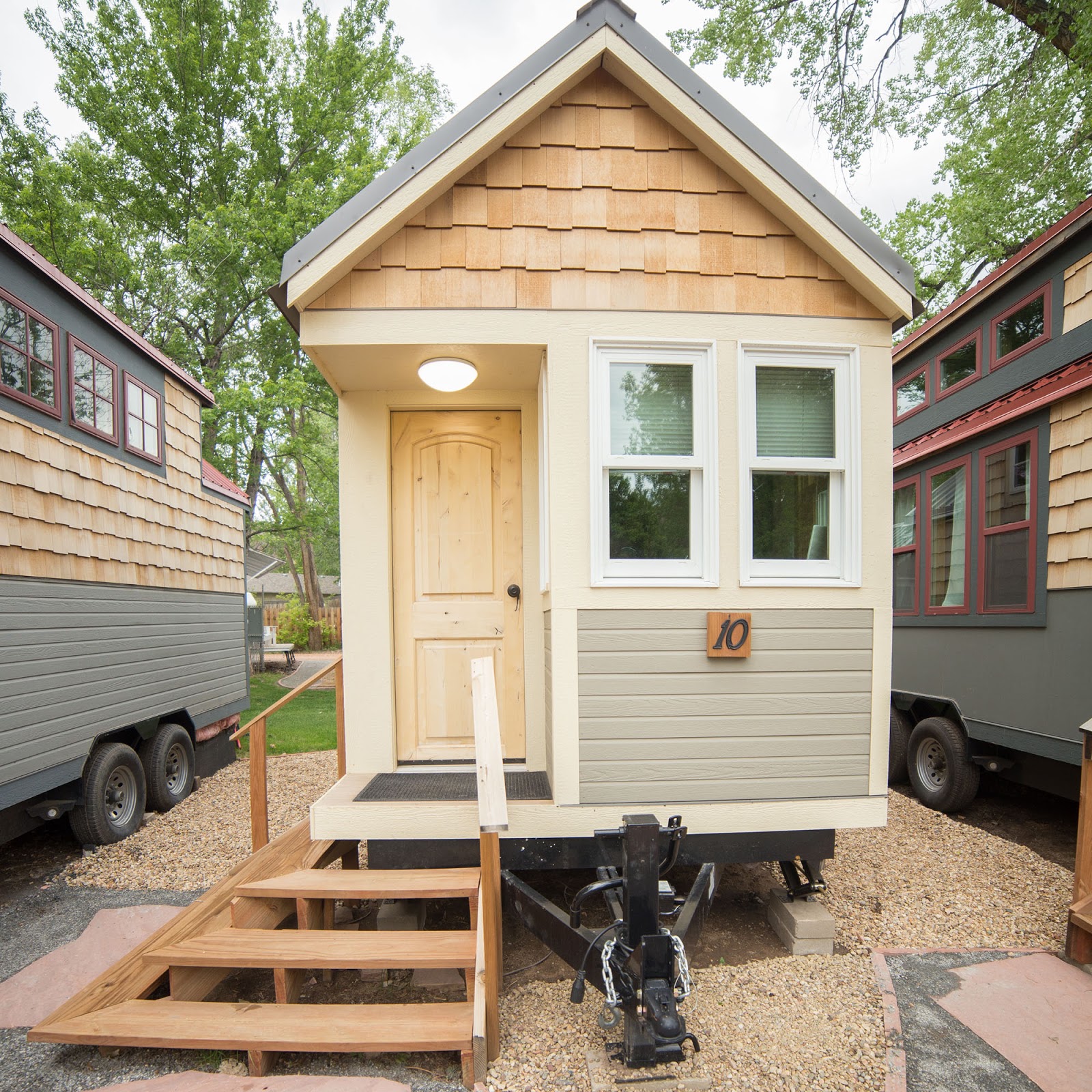 TINY HOUSE TOWN: Canoe Birch (165 Sq Ft)