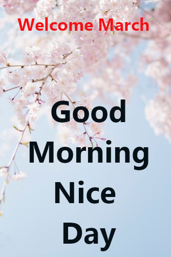 Top 10 Wish You Good Morning Welcome March Images greating Pictures ...