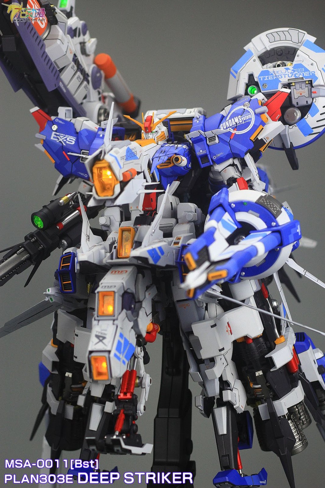 GUNDAM GUY: 1/100 Plan303E Deep Striker - Painted Build w/ LED