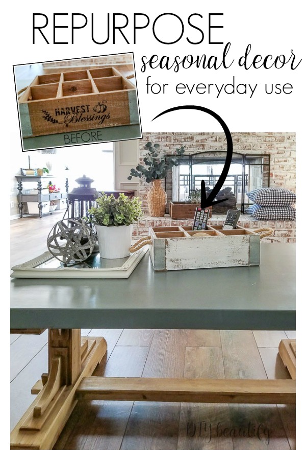 How to Repurpose Seasonal Items for Everyday Decor - DIY Beautify ...