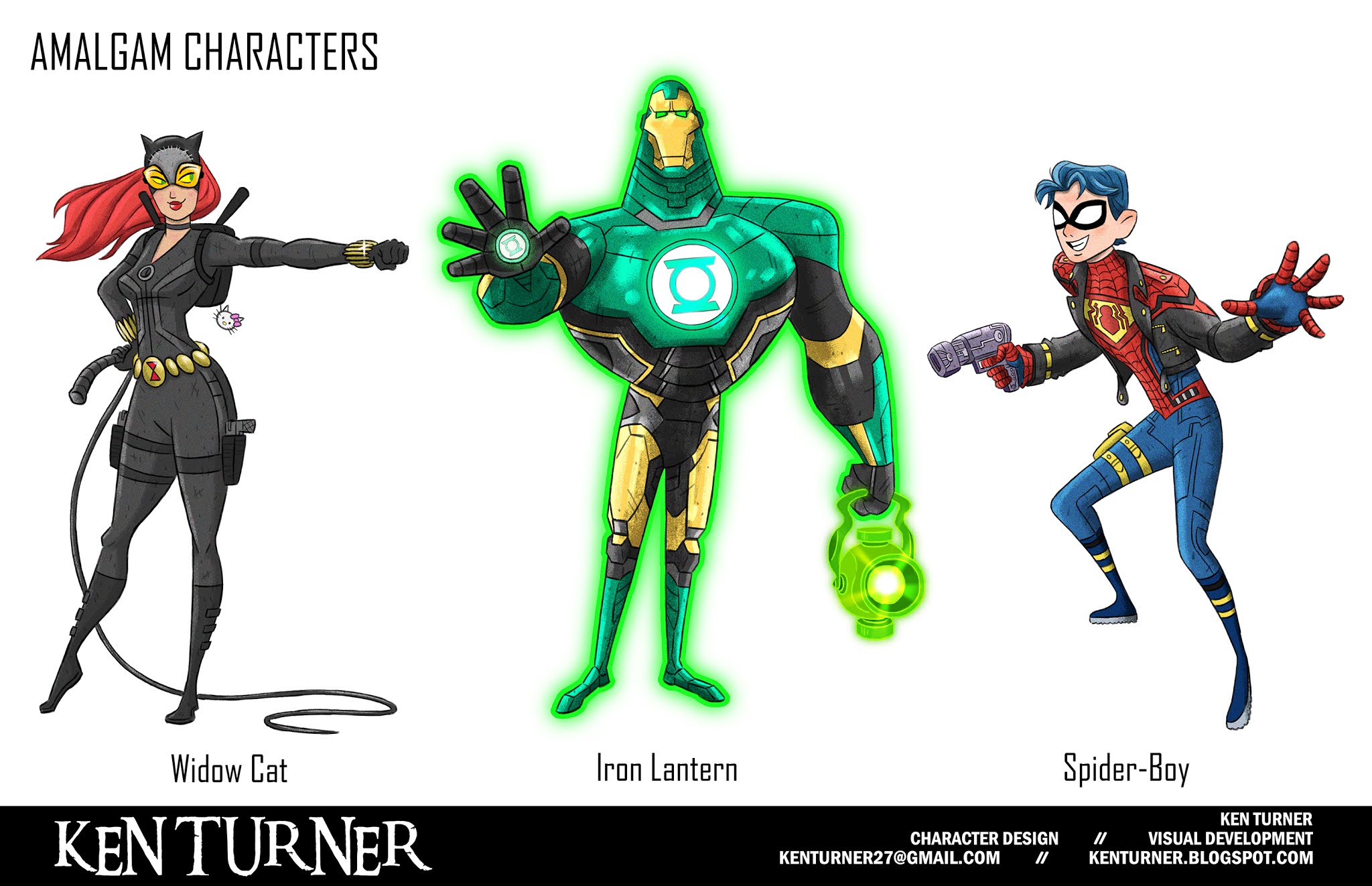 Ken Turner: Amalgam Characters