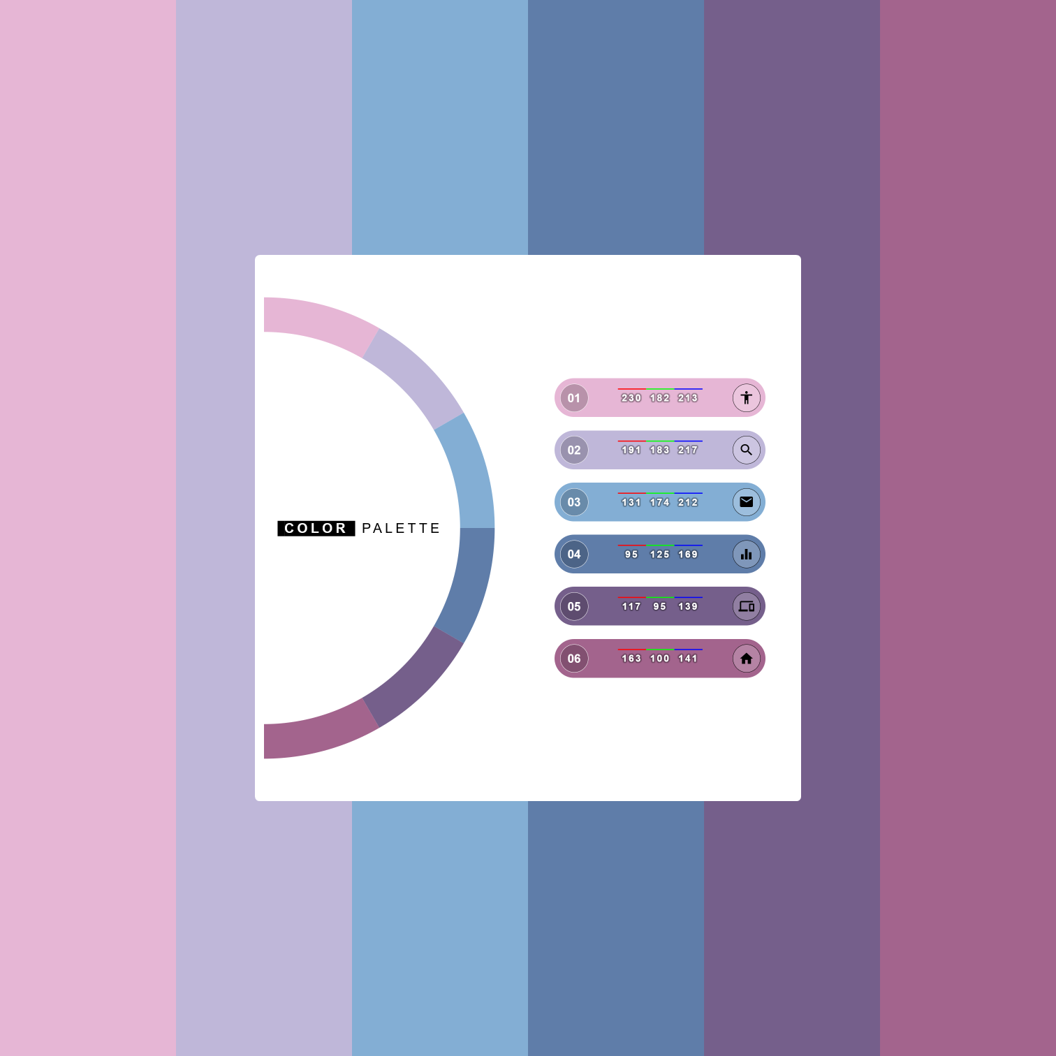 Color Palette 016 - PowerPoint Free