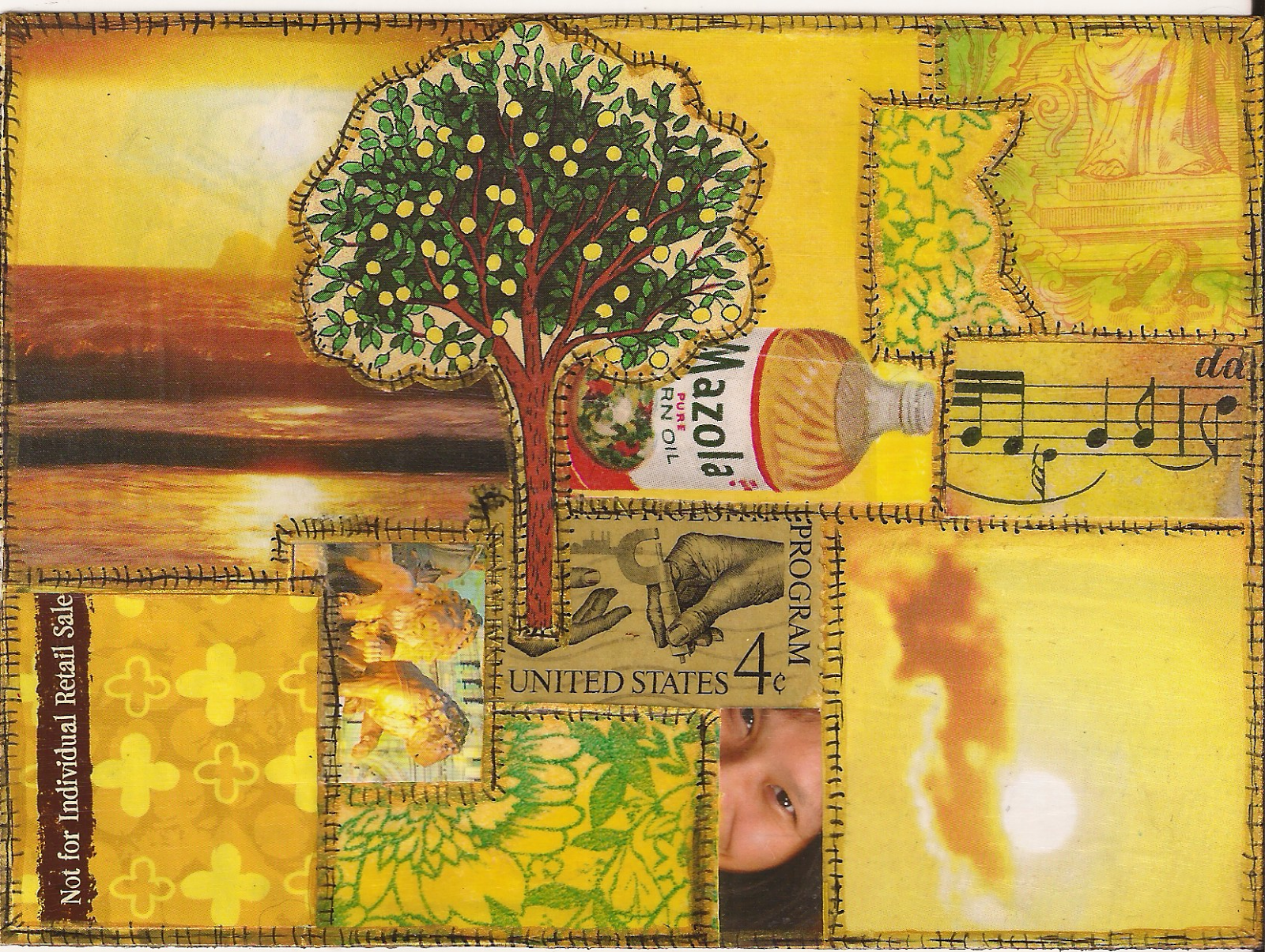 Mail me some art: Yellow postcards - part 2