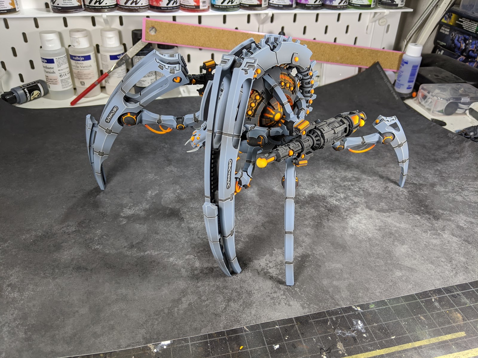 Necron Army Work in Progress pics: Seraptek Heavy Construct Done!