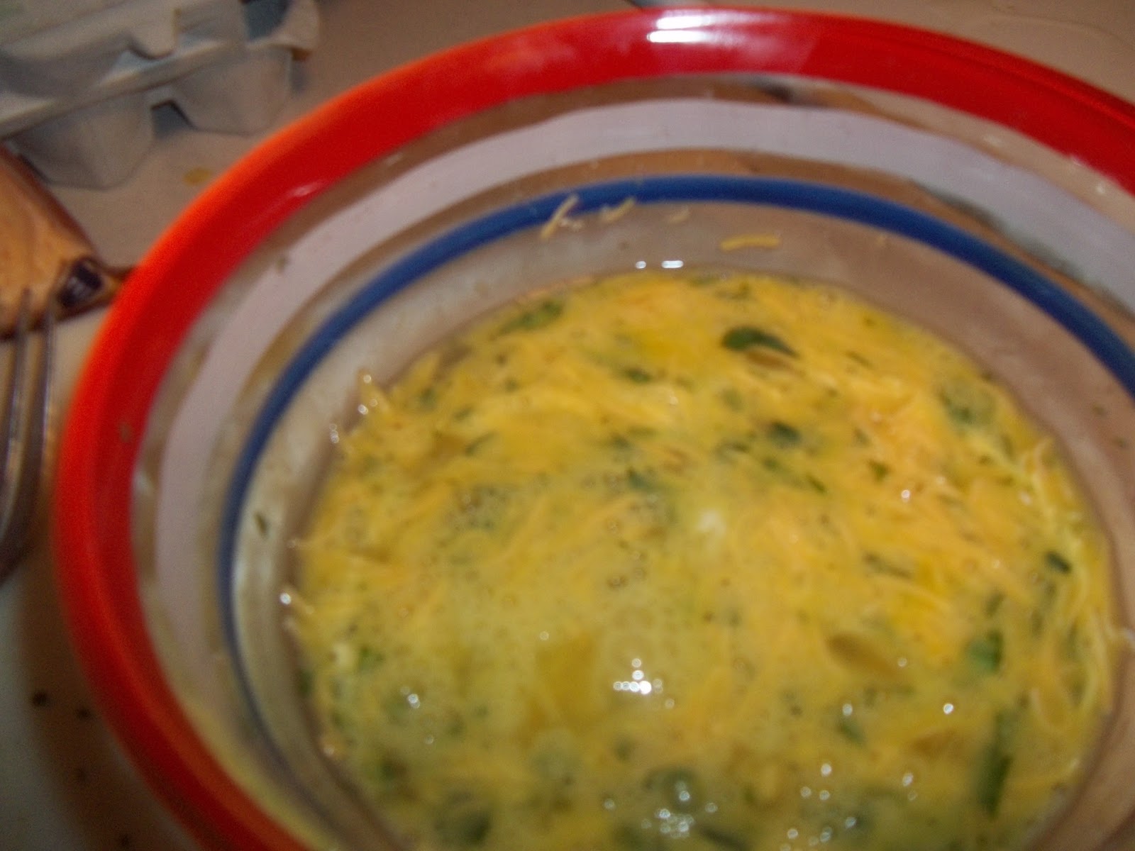 FoodThoughtsOfaChefWannabe: Breakfast- Ham & Cheese Omelette Cups