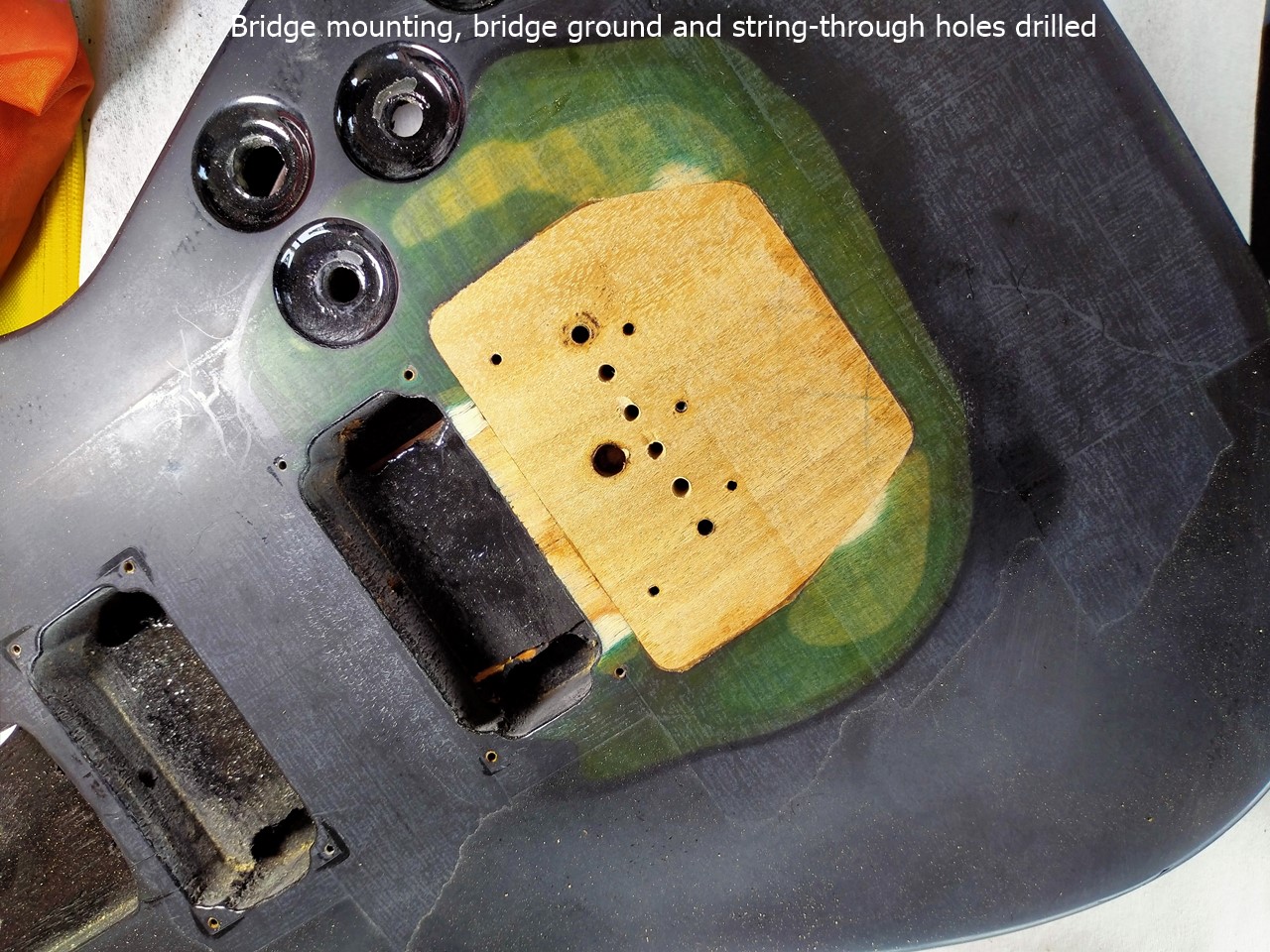 CA Guitar Repair Blog: Floyd Rose to Fixed Bridge Conversion: Part Four