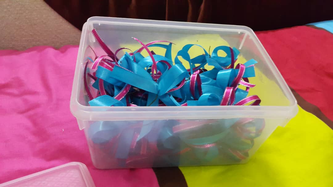 Blog Han: DIY Bunga Telur : Tutorial ikat riben