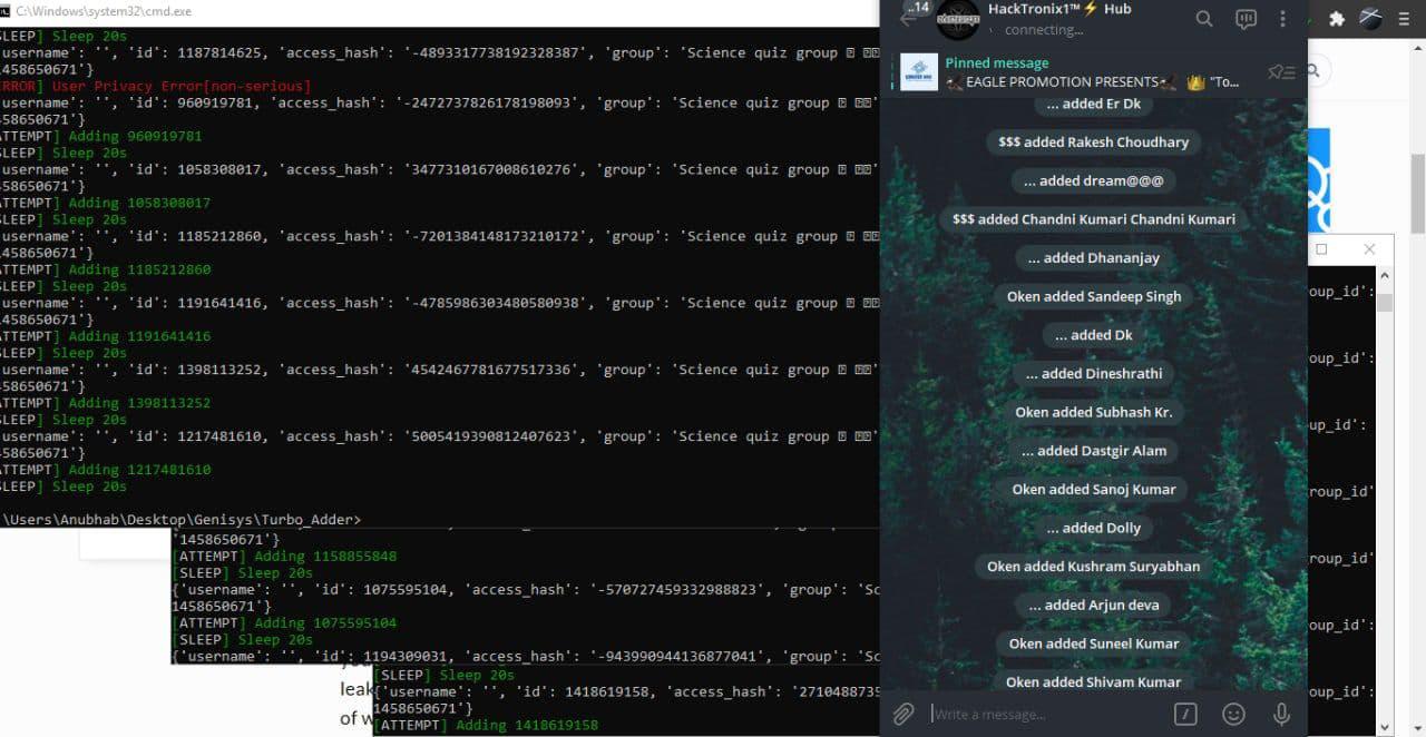 Genisys - Powerful Telegram Members Scraping And Adding Toolkit