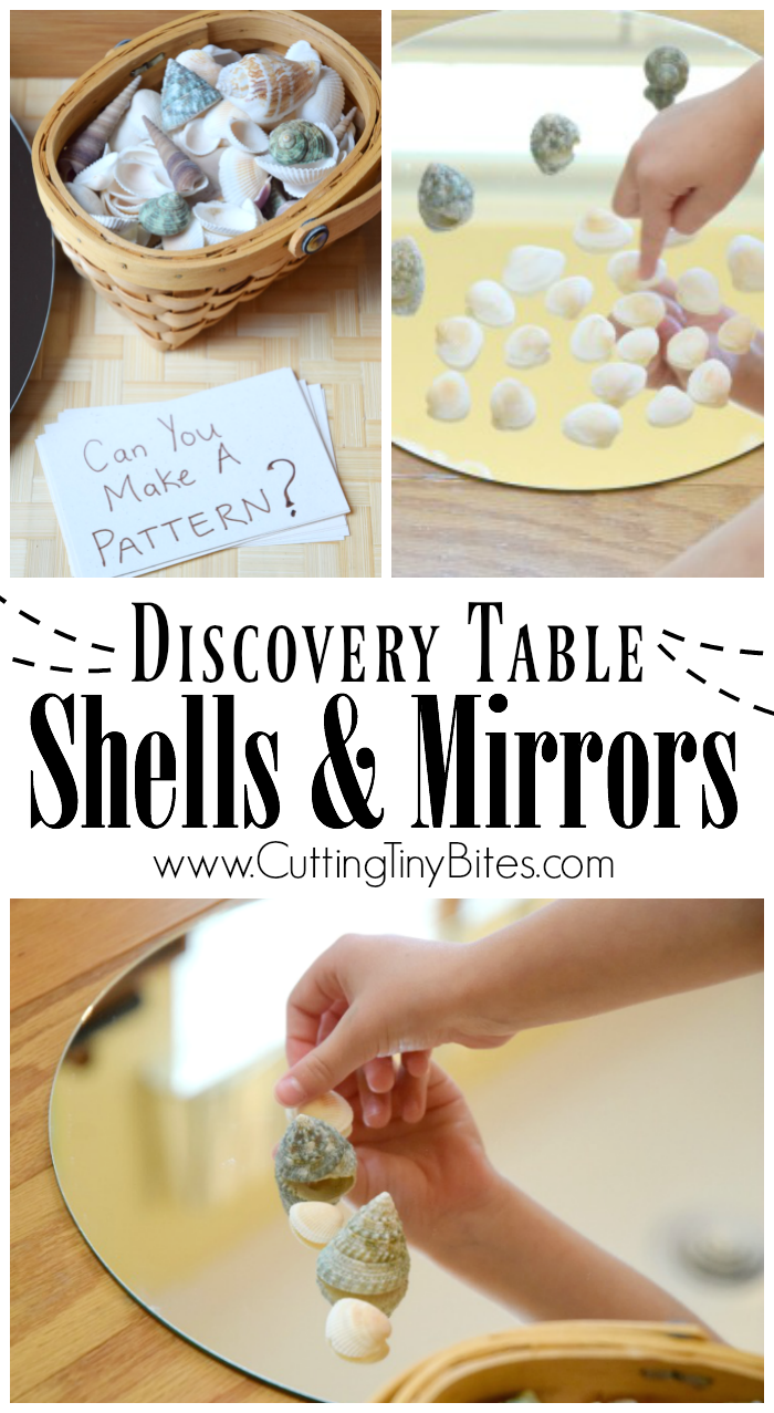 Shells And Mirrors On The Discovery Table | What Can We Do With Paper ...