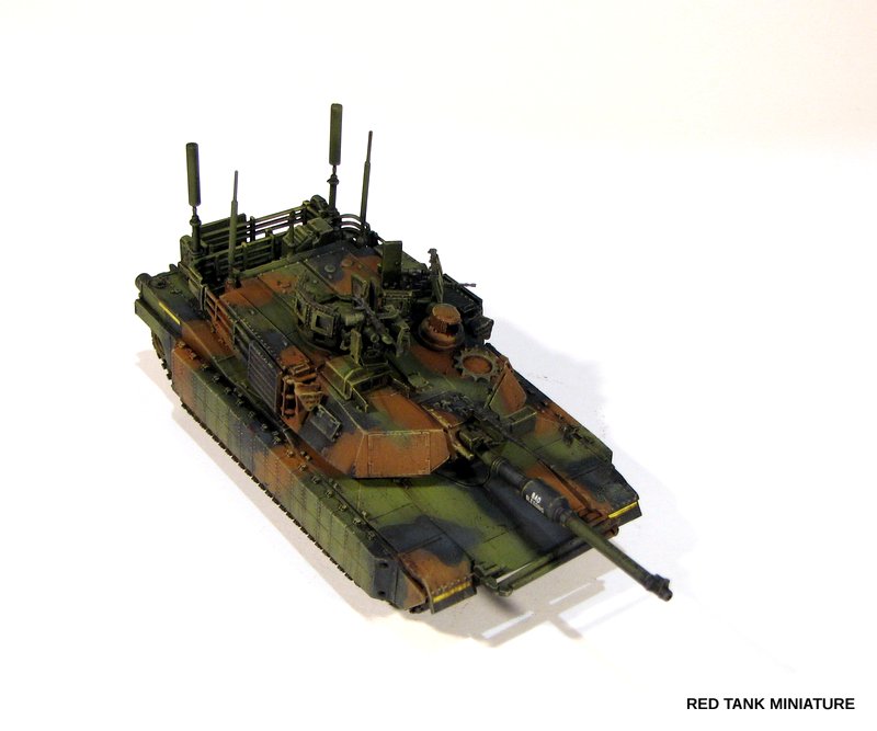 Gulumik Military Models: M1A2 ABRAMS SEP TUSK I & M151 CROWS II 1/72