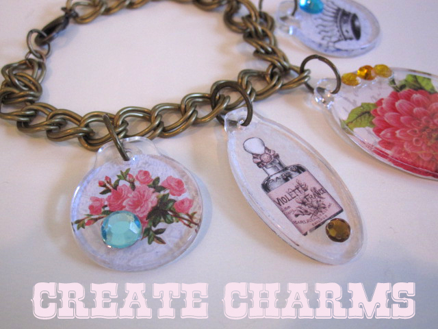 Cathie Filian: Mod Podge Monday: Charm Bracelet with Podgeables