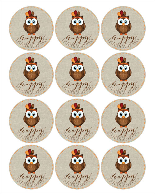 My Owl Barn: Free Thanksgiving Printable Set