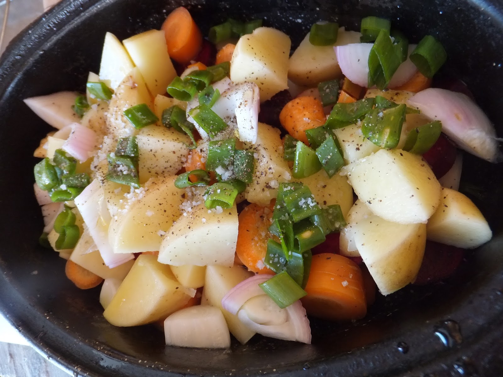 Roasted Root Vegtable Stew Recipe | One Dish Dinner