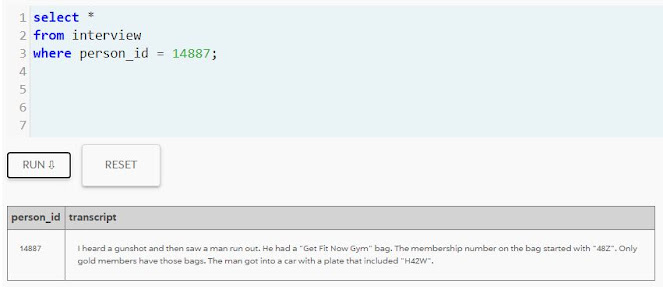 SQL Murder Mystery - Knight Lab