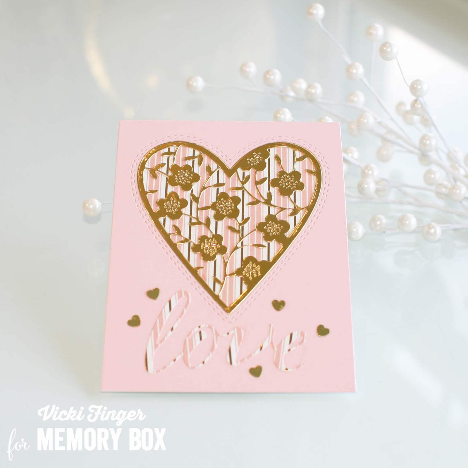 Twinkling Paper Studio: Memory Box Double Stitch Happy Heart Dies ...