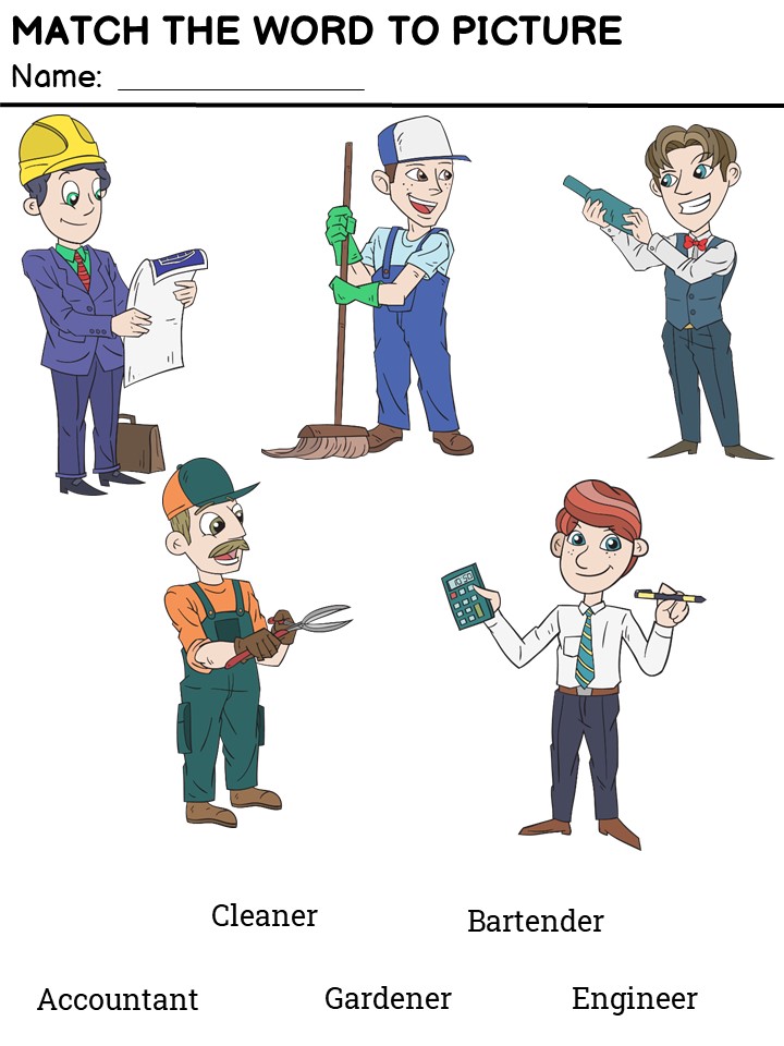 Matching Words And Pictures Worksheets Free For Kindergarten matching-words-and-pictures-worksheets-free-for-kindergarten