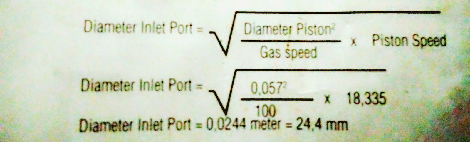 Menentukan lubang inlet