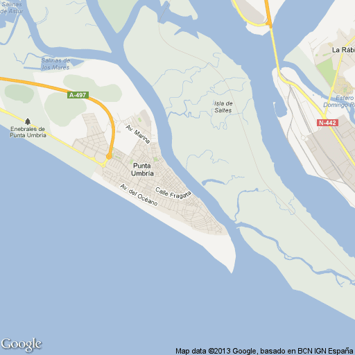 PUNTA UMBRÍA: Localización