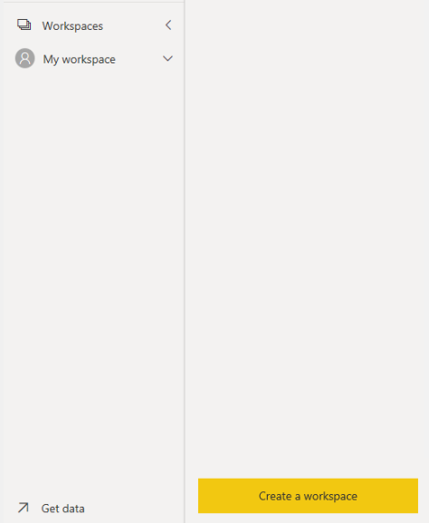 How to create workspace in Power BI