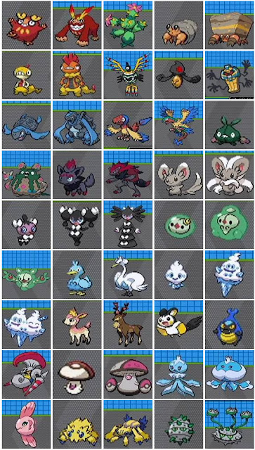 Poketendo: Todos los pokemon de la 5ª generación
