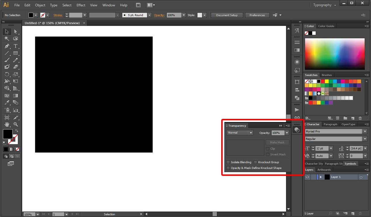 Cara Transparansi Objek di Adobe Illustrator - Masvian