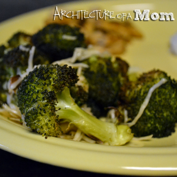 Architecture of a Mom: Lime Roasted Broccoli