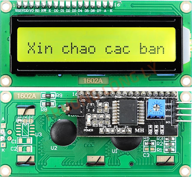 Arduino Với LCD 1602, LCD 2004 I2C - TCL47 - Trương Công Lý
