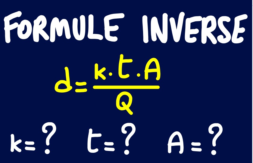 Matematica: Esercizi Svolti.: Formule Inverse: Come si Ricavano