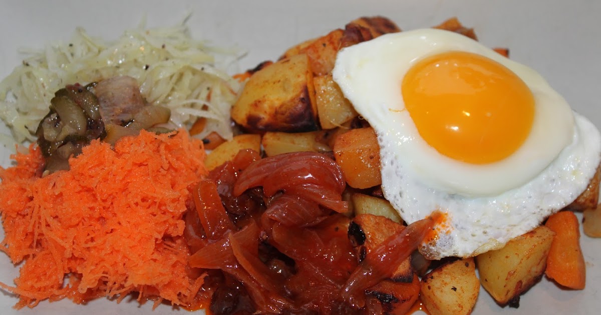 Toves kök - nästan bara vegetariskt: Rotfruktspytt med rökt paprikapulver