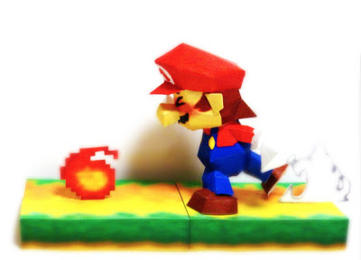 Super Mario in Action Papercraft | Papercraft Paradise | PaperCrafts ...