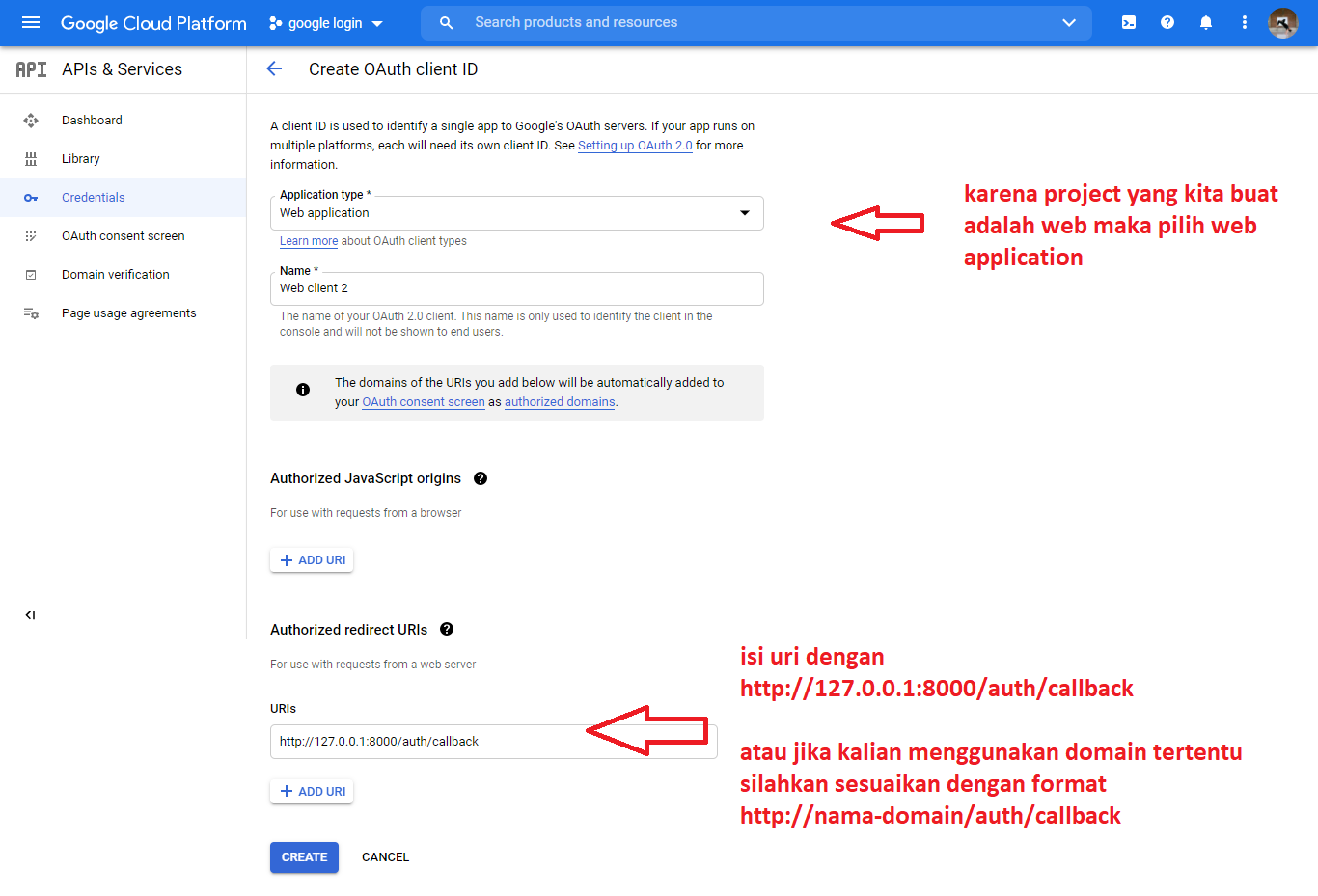Cara Membuat Fitur Login Google di Laravel - Sahretech Cara Membuat Fitur Login Google di Laravel - Sahretech