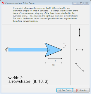 Py In My Eye: Tkinter Canvas Arrow Demo