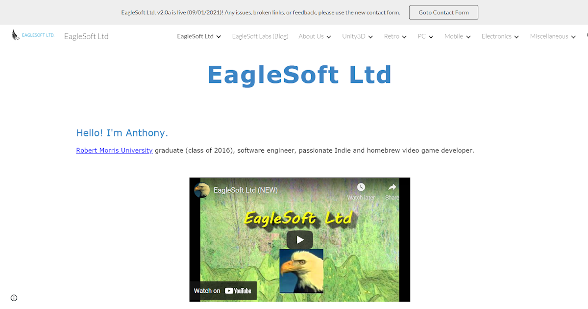 EagleSoft Ltd. v2.0 Soft-Launch! | EagleSoft Labs