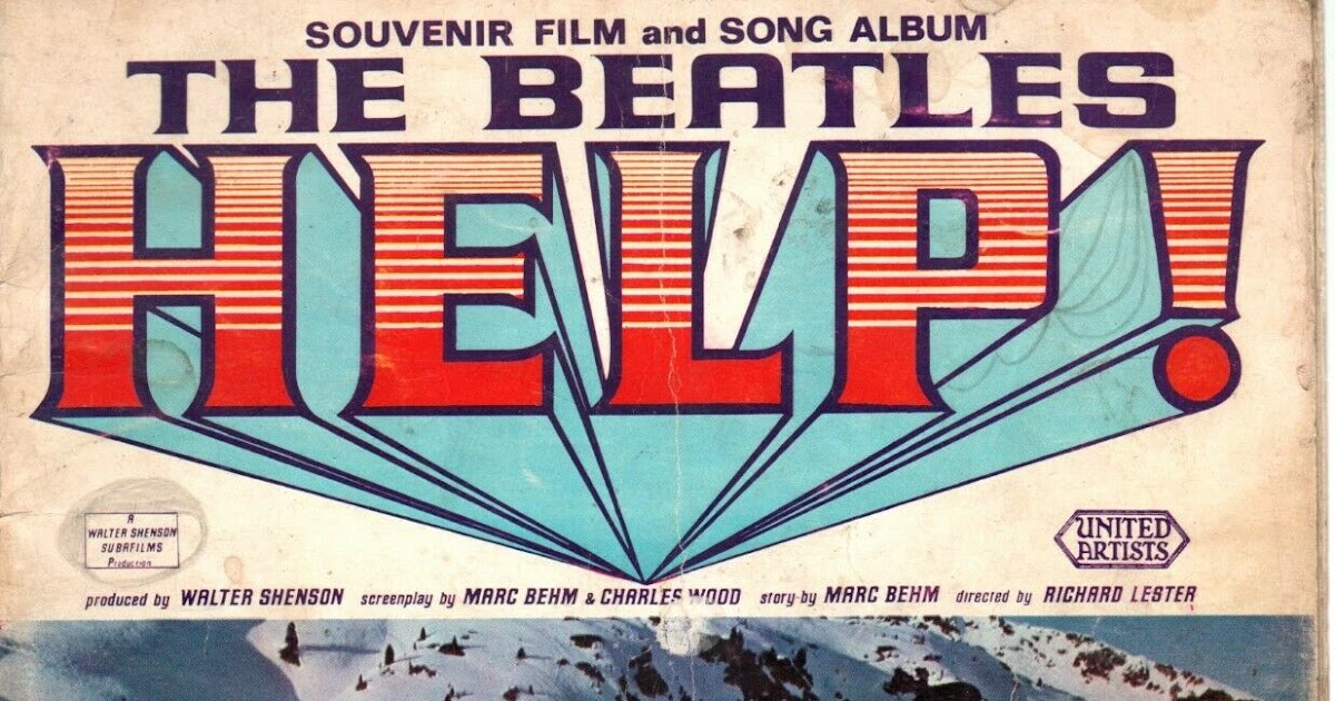 Vintage Beatles "Help!" song album