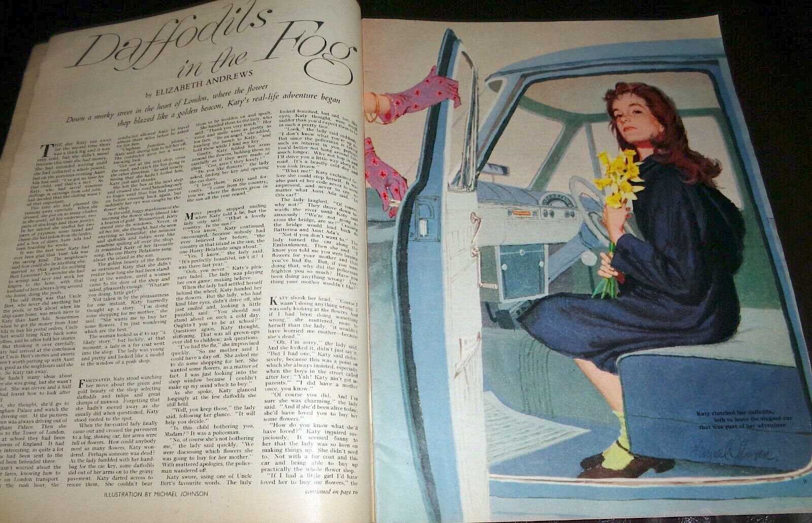 The Art of Michael Johnson: Woman's Realm magazine 1960