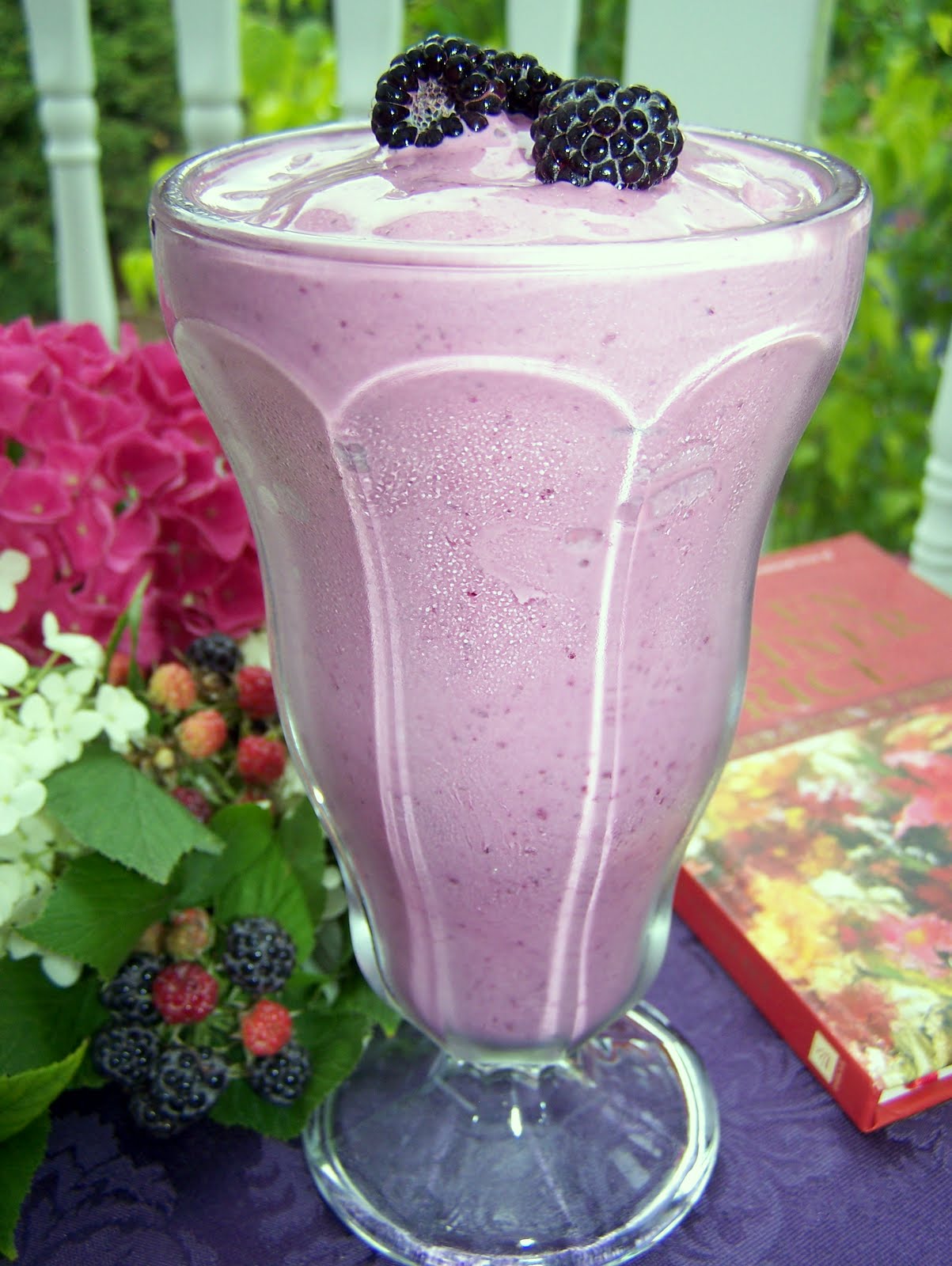 Black Raspberry Vanilla Milkshake