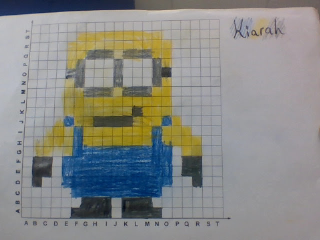 Kiarah @ Pt England School: Minion on grid