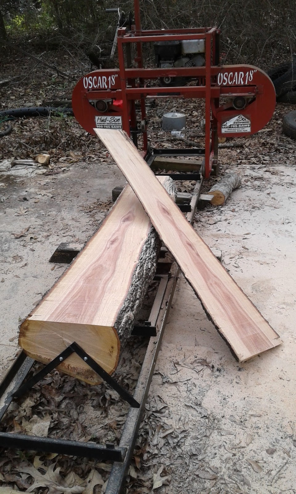 The Cabin On Huckleberry Hill: DIY Oak Lumber