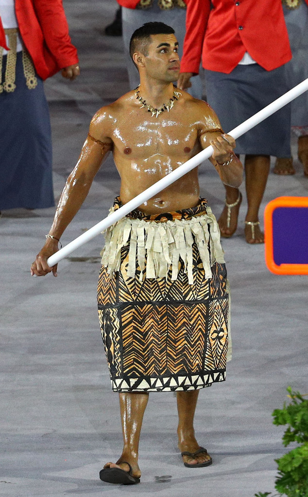 Welcome to my world.... : Tonga wins for hottest male flag bearer at ...