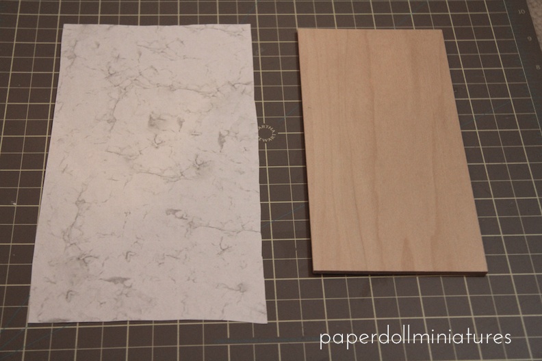 Easy Faux Marble Countertops Tutorial — Paper Doll Miniatures