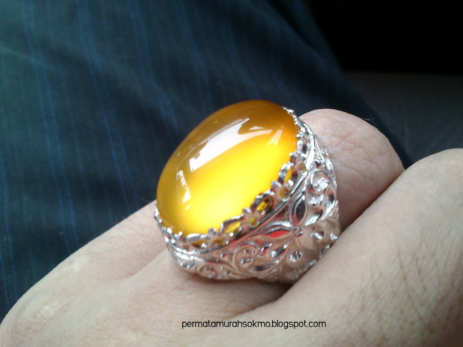 PERMATA MURAH SOKMO: PERMATA AKIK KUNING ASLI TEMBUS CAHAYA