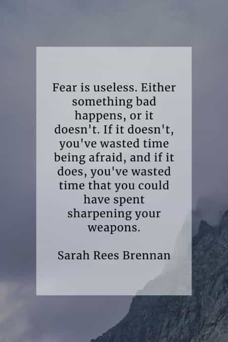 65 Fear quotes that'll make you more aware of the feeling