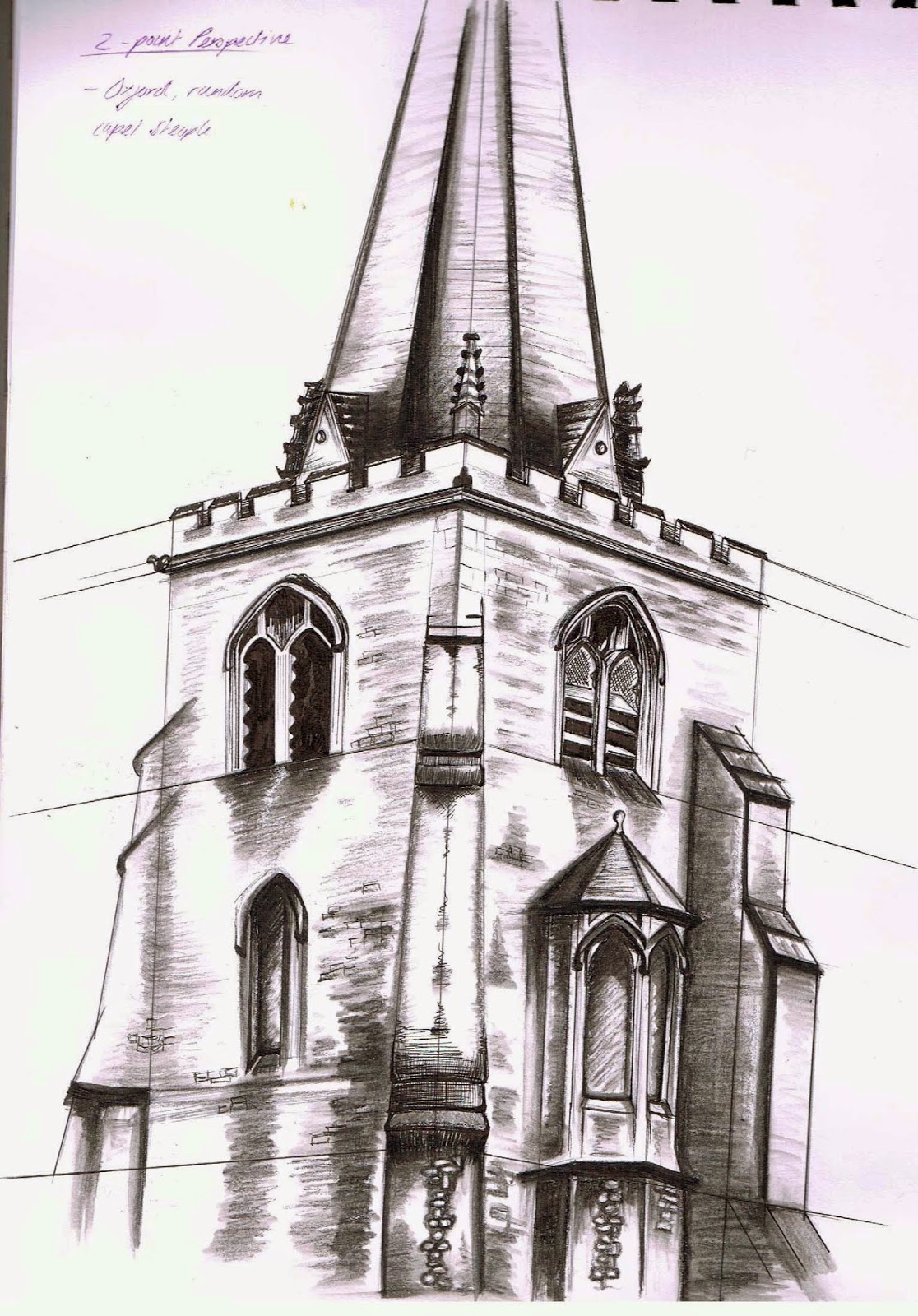 AD5507 Advanced Drawing and Authorial Practice: 2 Point Perspective