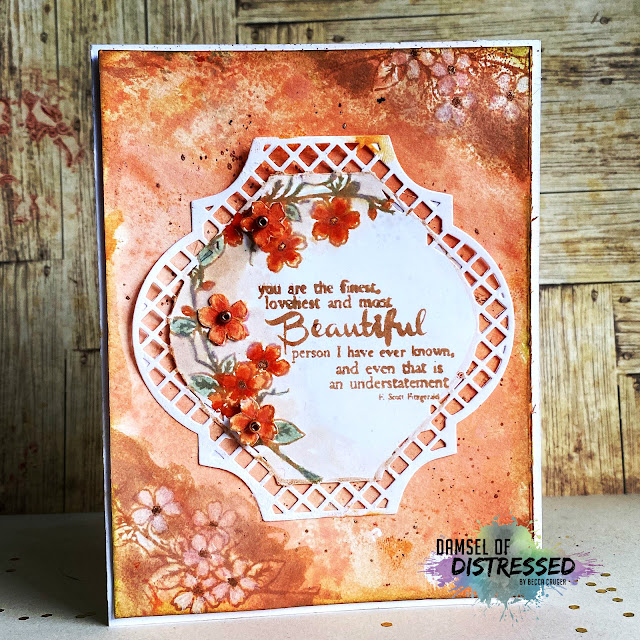 The Damsel of Distressed Cards: Handmade Card for the Most Beautiful ...