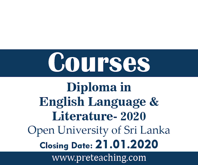 Diploma in English Language & Literature