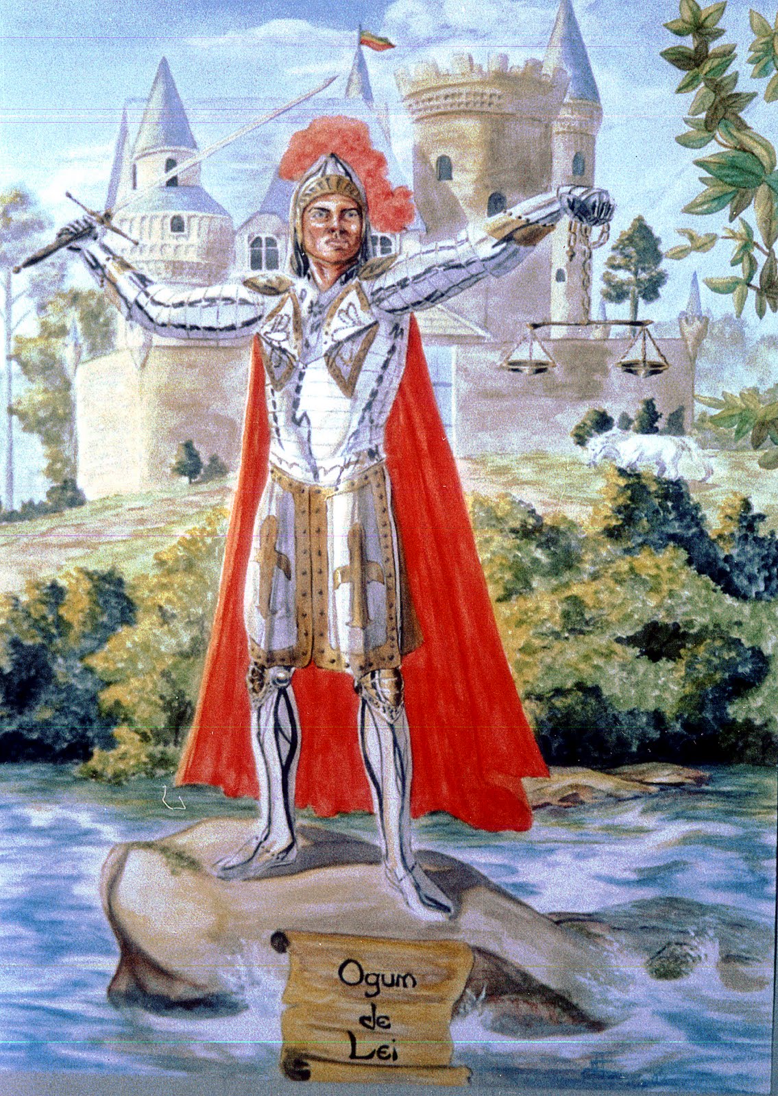 União Espirita de Umbanda Luz do Oriente: Homenagem á Ogum