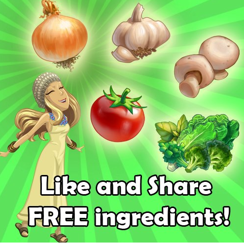 ChefVille: FREE ingredients (ChefVille)