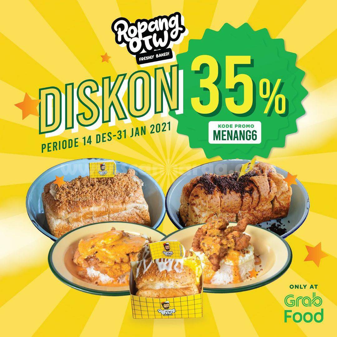 Ropang OTW Promo Diskon 35% via Grabfood - scanharga